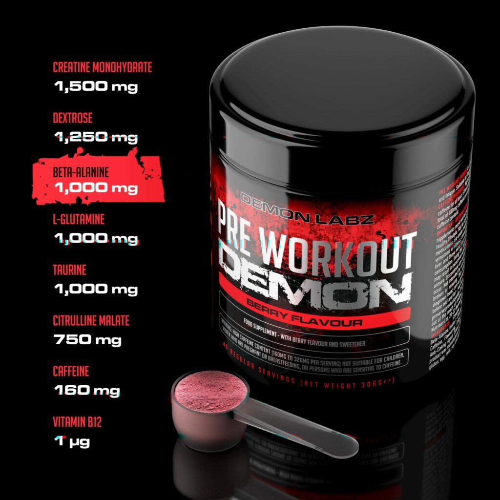 PRE WORKOUT DEMON BERRY FLAVOUR – ES – Demonlabz